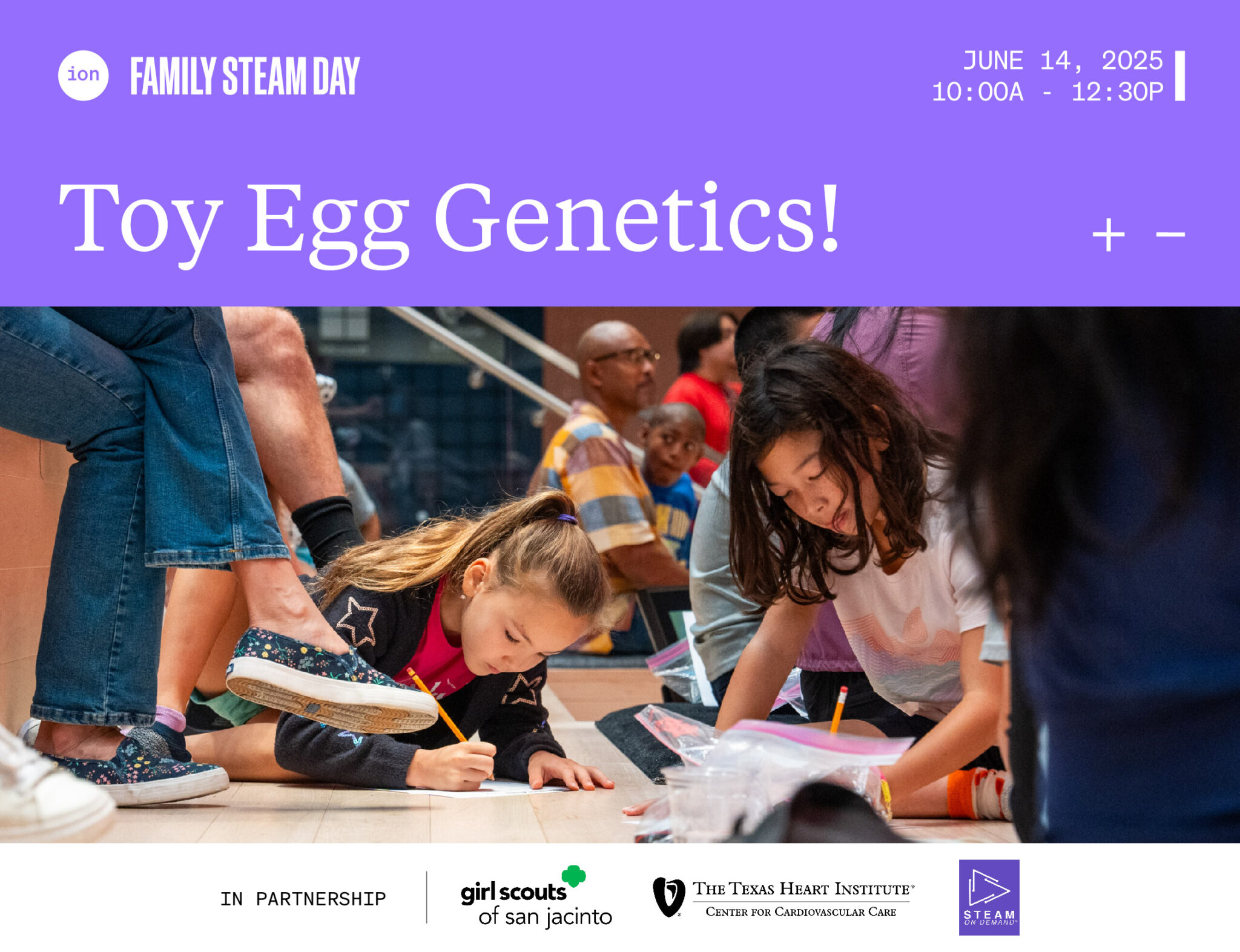 Ion Family STEAM Day: Toy Egg Genetics! - Ion District